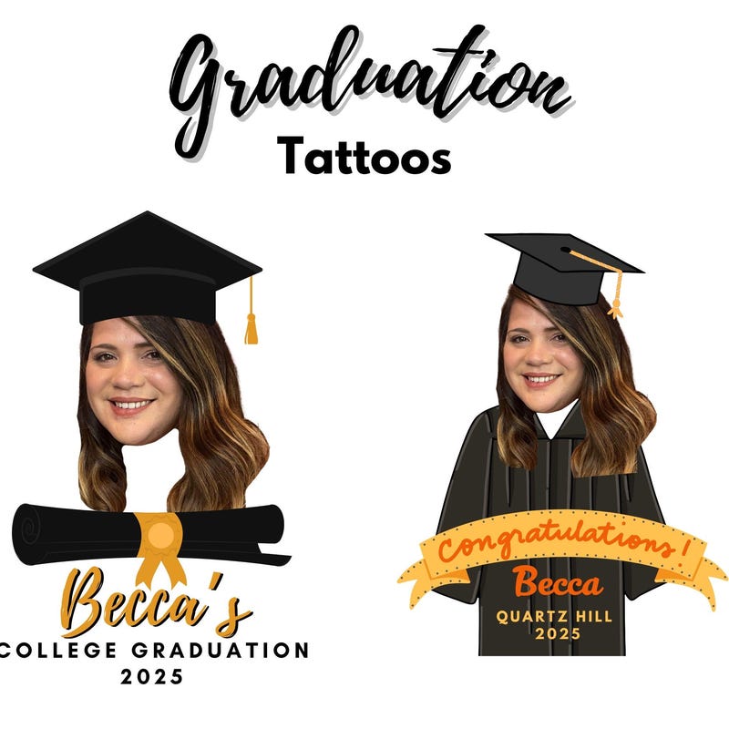 Graduation Tattoos - Etsy
