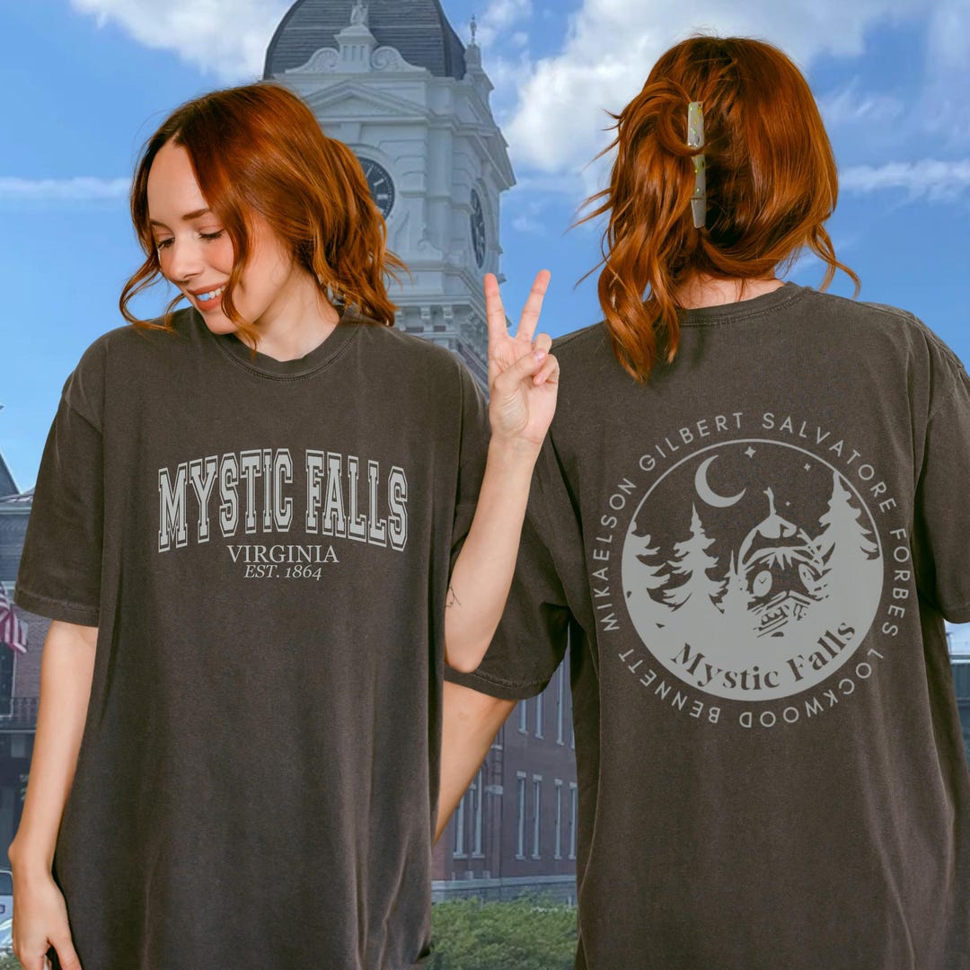 Mystic Falls TVD T-shirt | Vampire Lover Merch | Covington Convention ...