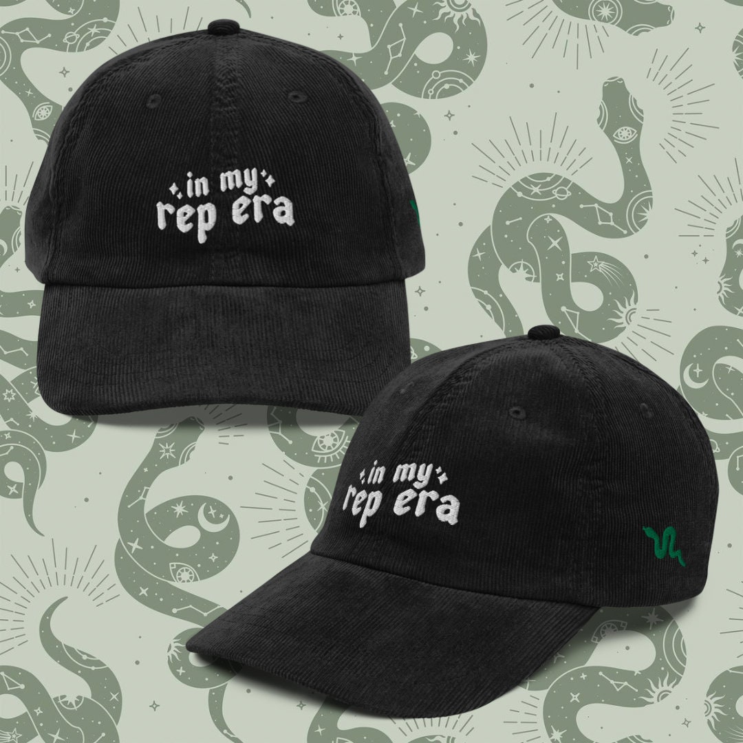 In My Rep Era Vintage Corduroy Embroidered Hat Reputation Taylor Snake ...