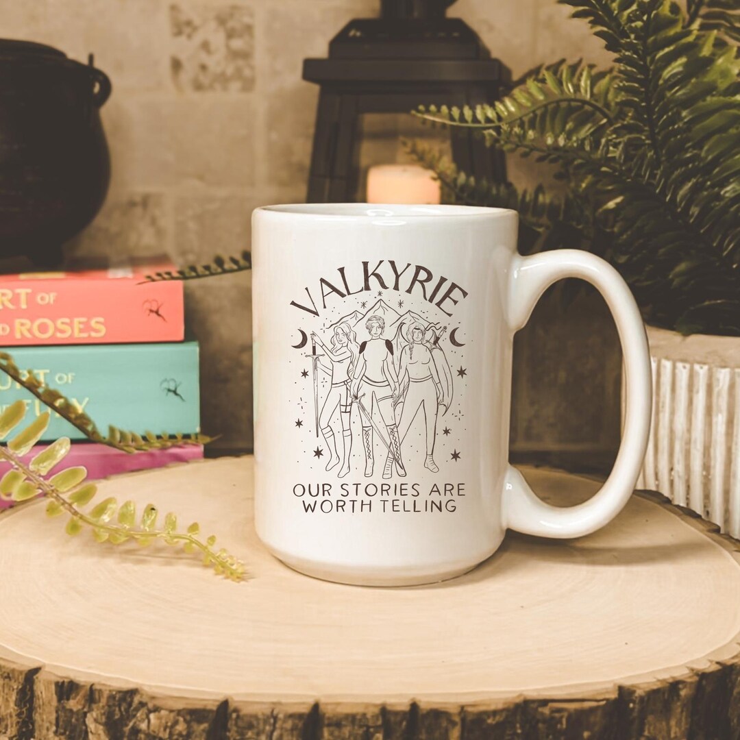 Officially Licensed Valkyrie ACOTAR Coffee Mug | SJM Bookish Merch ...