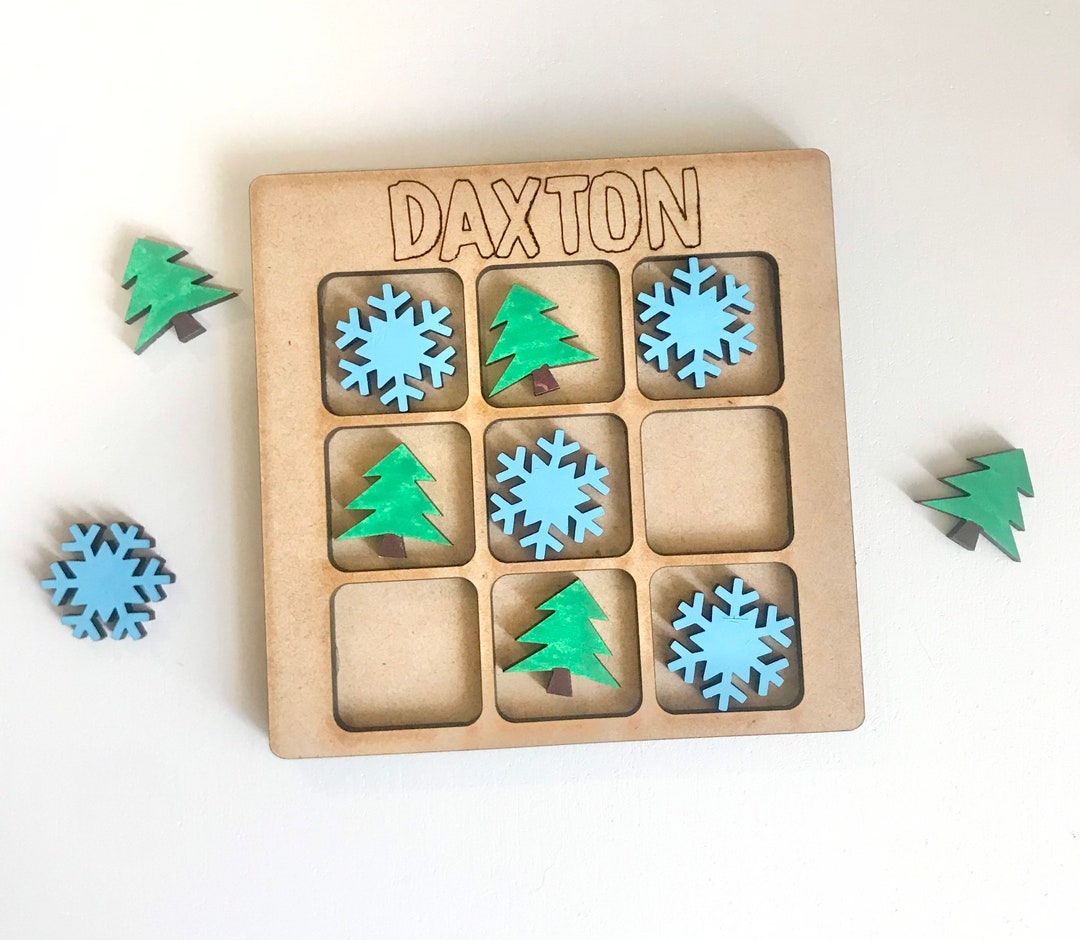 Mini Winter Tic Tac Toe Game Christmas Party Favor Gift - Etsy