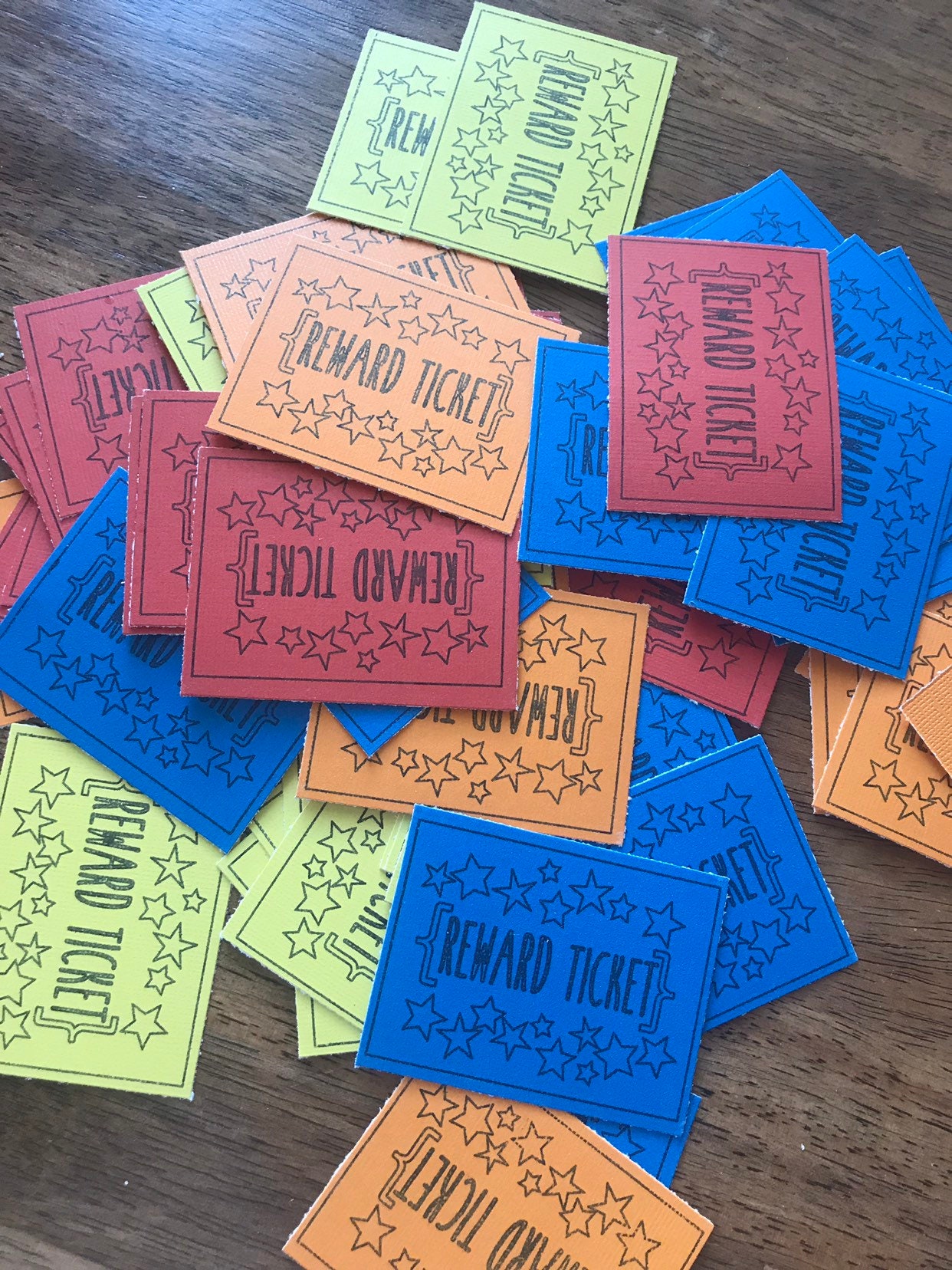 Coupon Cards Blank Coupons Reward Tickets | Etsy