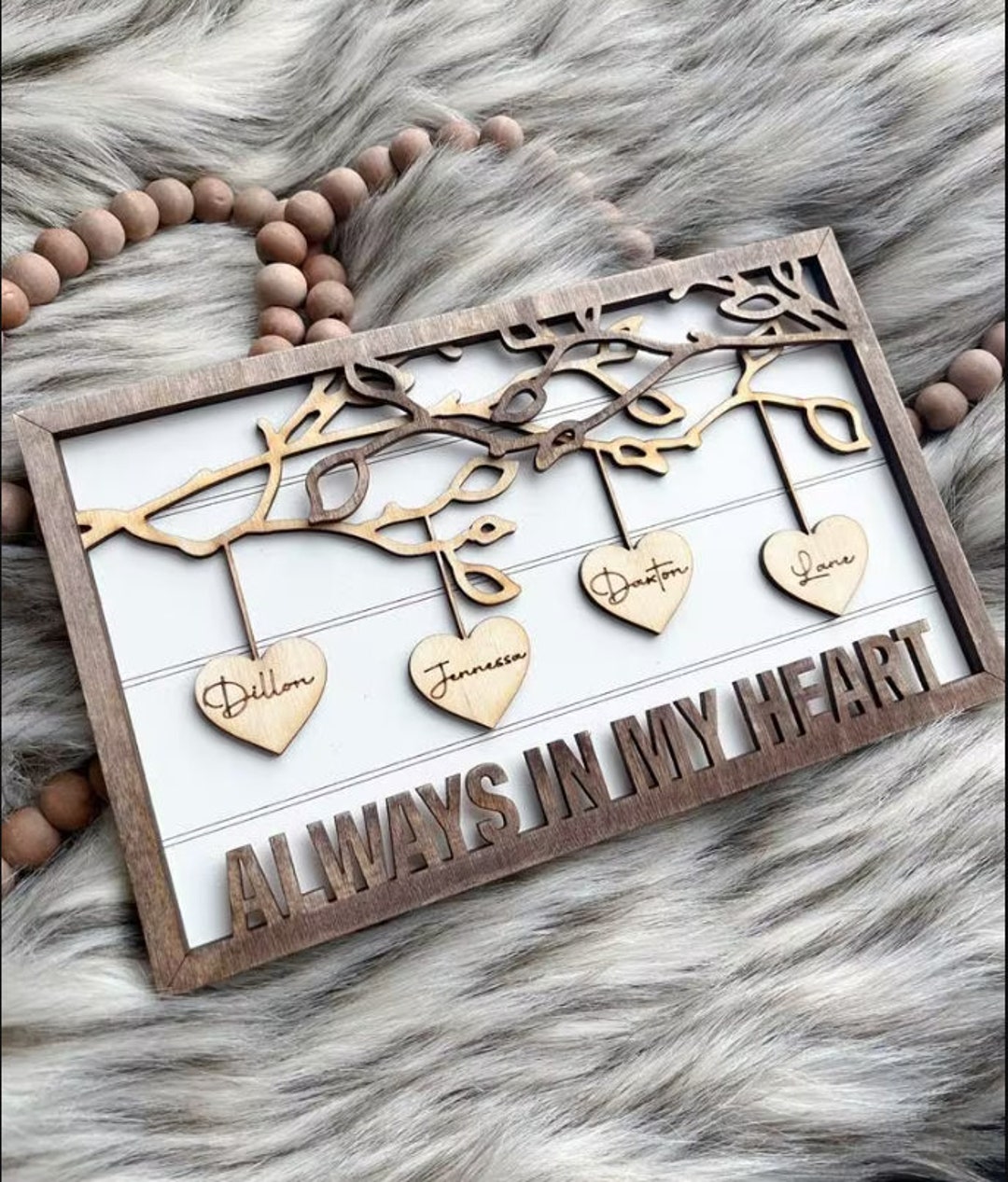 Custom Family Tree, Family Tree Sign, Personalized Gift, Mothers Day ...