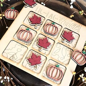 Tic Tac Toe Game, Thanksgiving Games, Thanksgiving Gift, Gift for Kids ...
