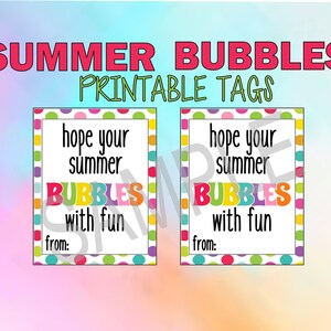 Instant Download Gift Tag, End of School Year Tags, Classmate Gifts ...