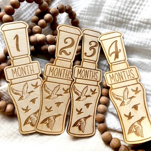 Duck Call Baby Announcement, Gift for Baby, Hunting Baby Announcement ...