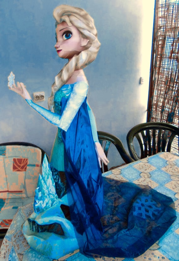 Paper, Party & Kids Elsa Frozen Papercraft DIY 3D PDF Template ...