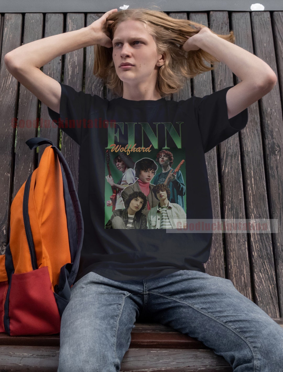 Finn Wolfhard Shirt Finn Wolfhard T-shirt Unisex Cotton Vintage 90's ...