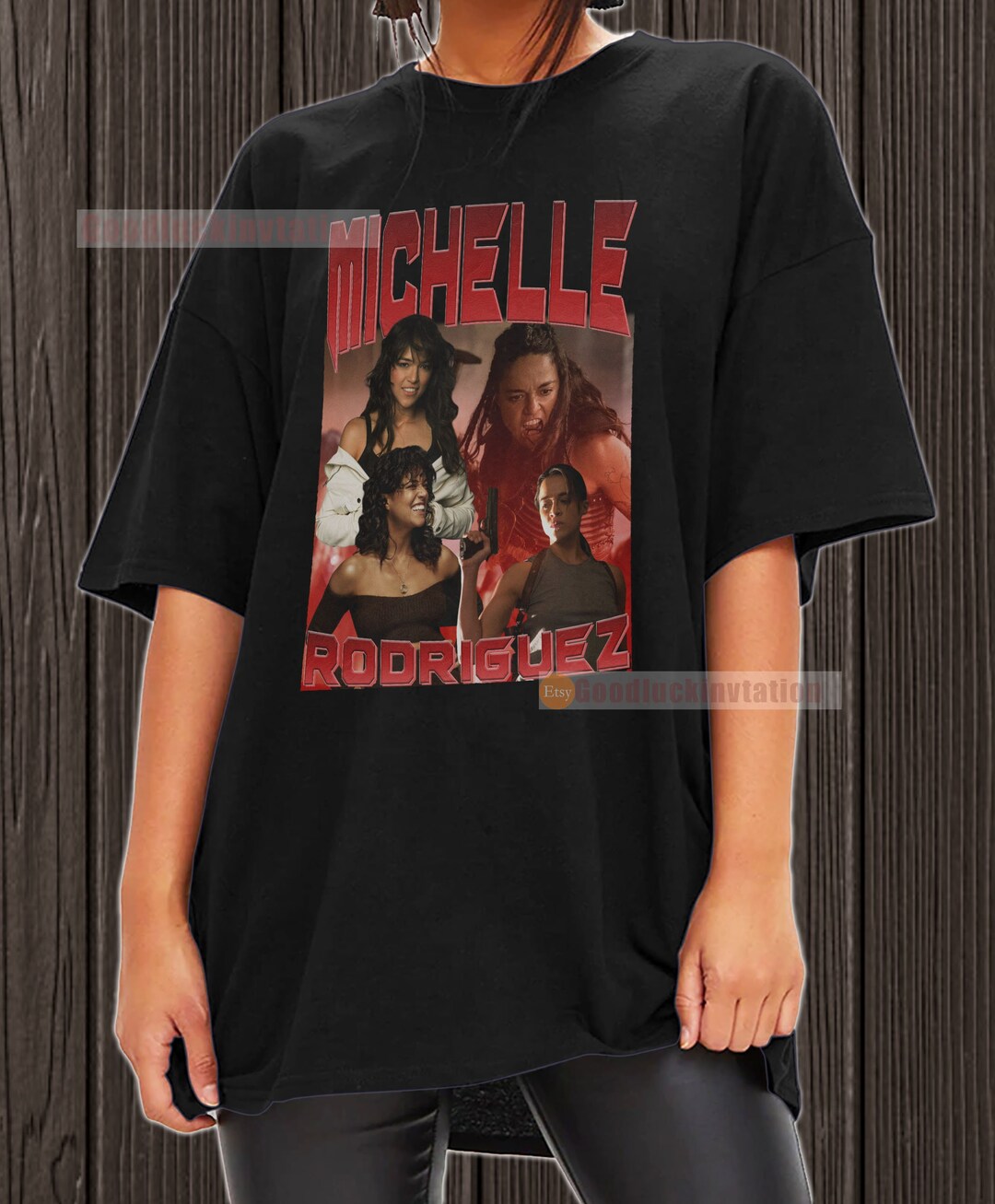 Michelle Rodriguez Shirt T-shirt Unisex Cotton Vintage 90's Graphic Tee ...