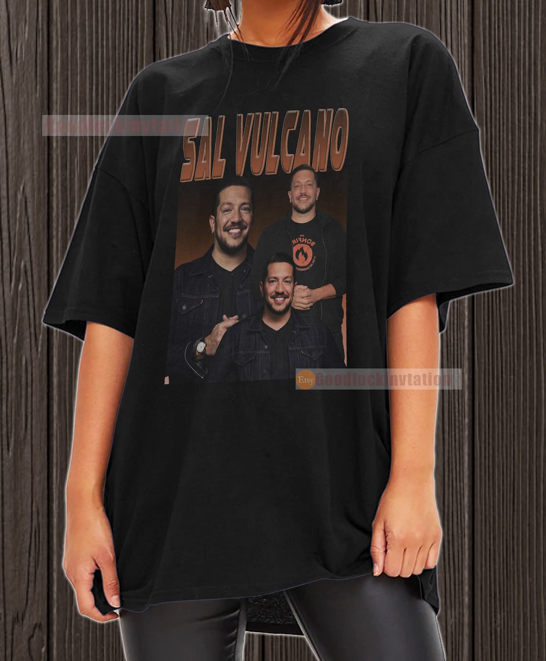 Sal Vulcano Shirt T-shirt Unisex Cotton Vintage 90's Graphic Tee Unisex ...