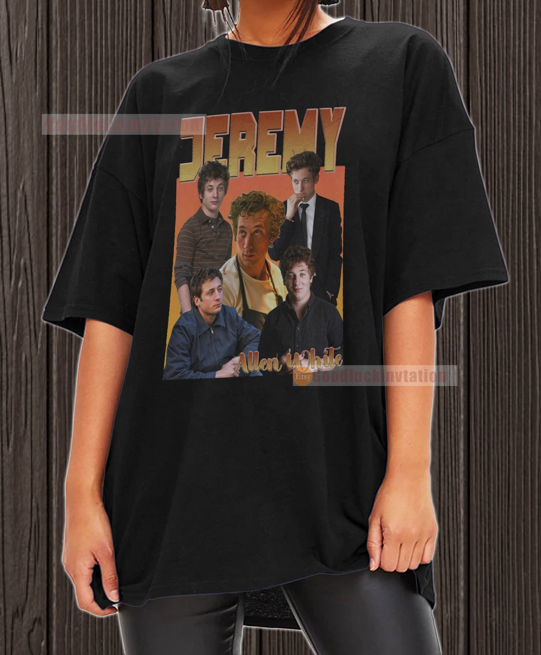 Jeremy Allen White Shirt T-shirt Unisex Cotton Vintage 90's Graphic Tee ...