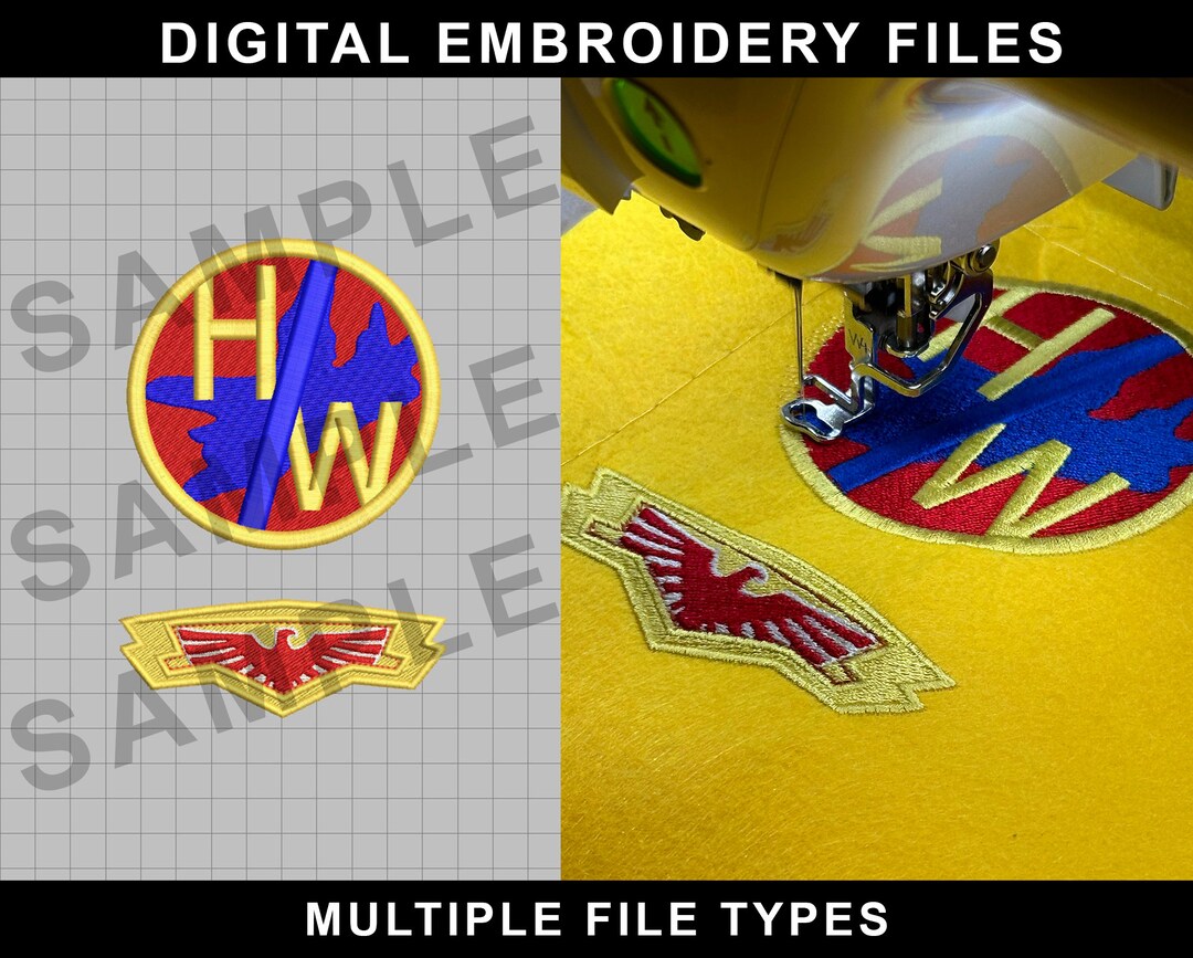 Highwind Aviation Embroidery Files - Etsy