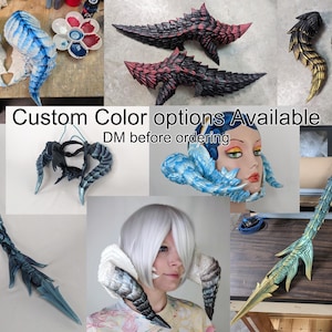 Dragon Kin Cosplay Horns (F-01) - Etsy