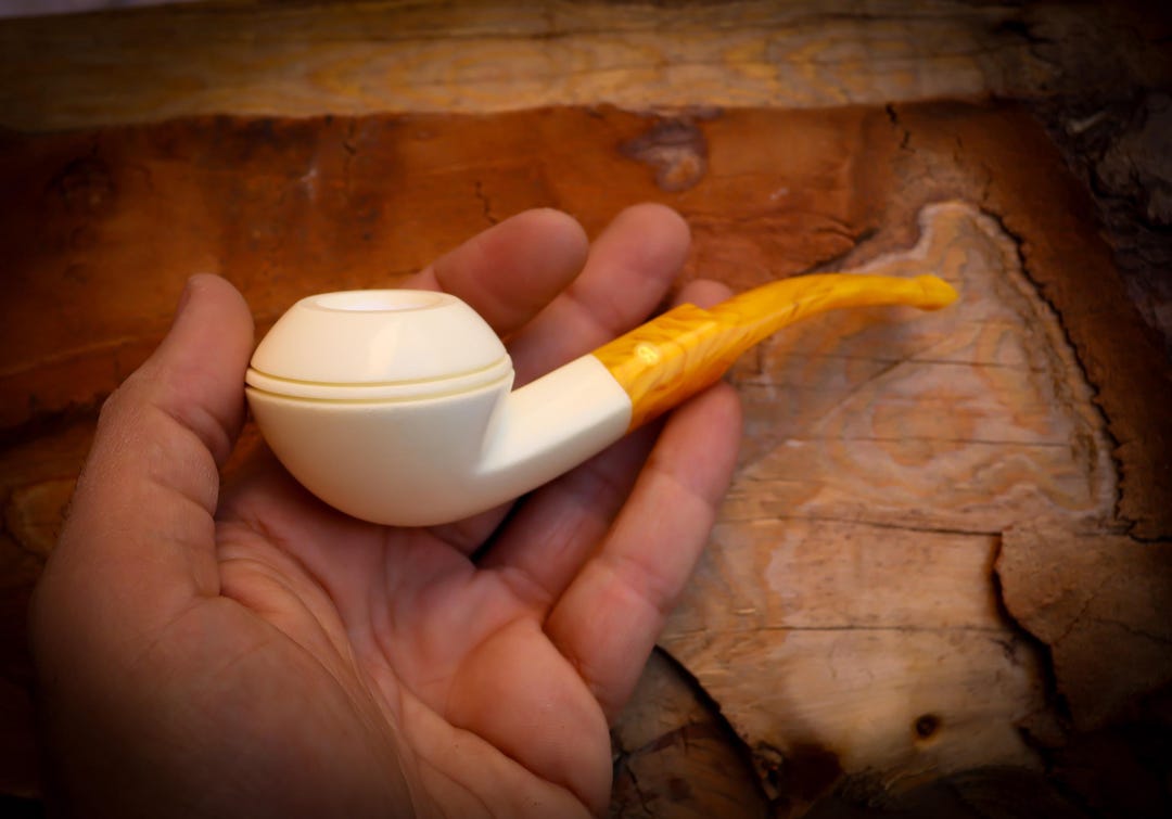 Squat Bulldog Meerschaum Pipe - Etsy