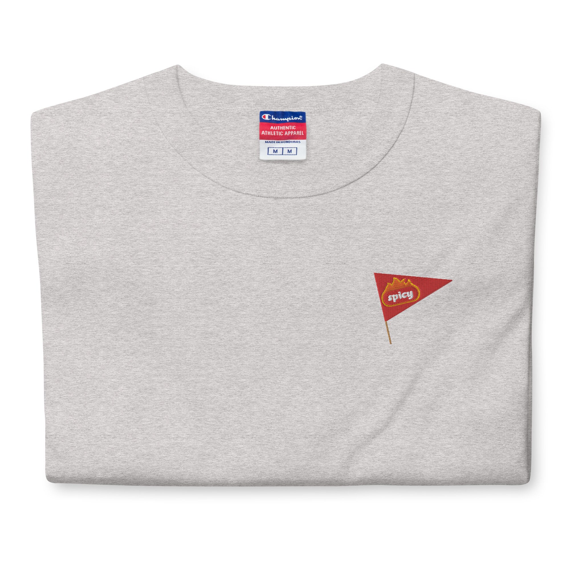 Jollibee Spicy Flag X Champion Tee Embroidered - Etsy