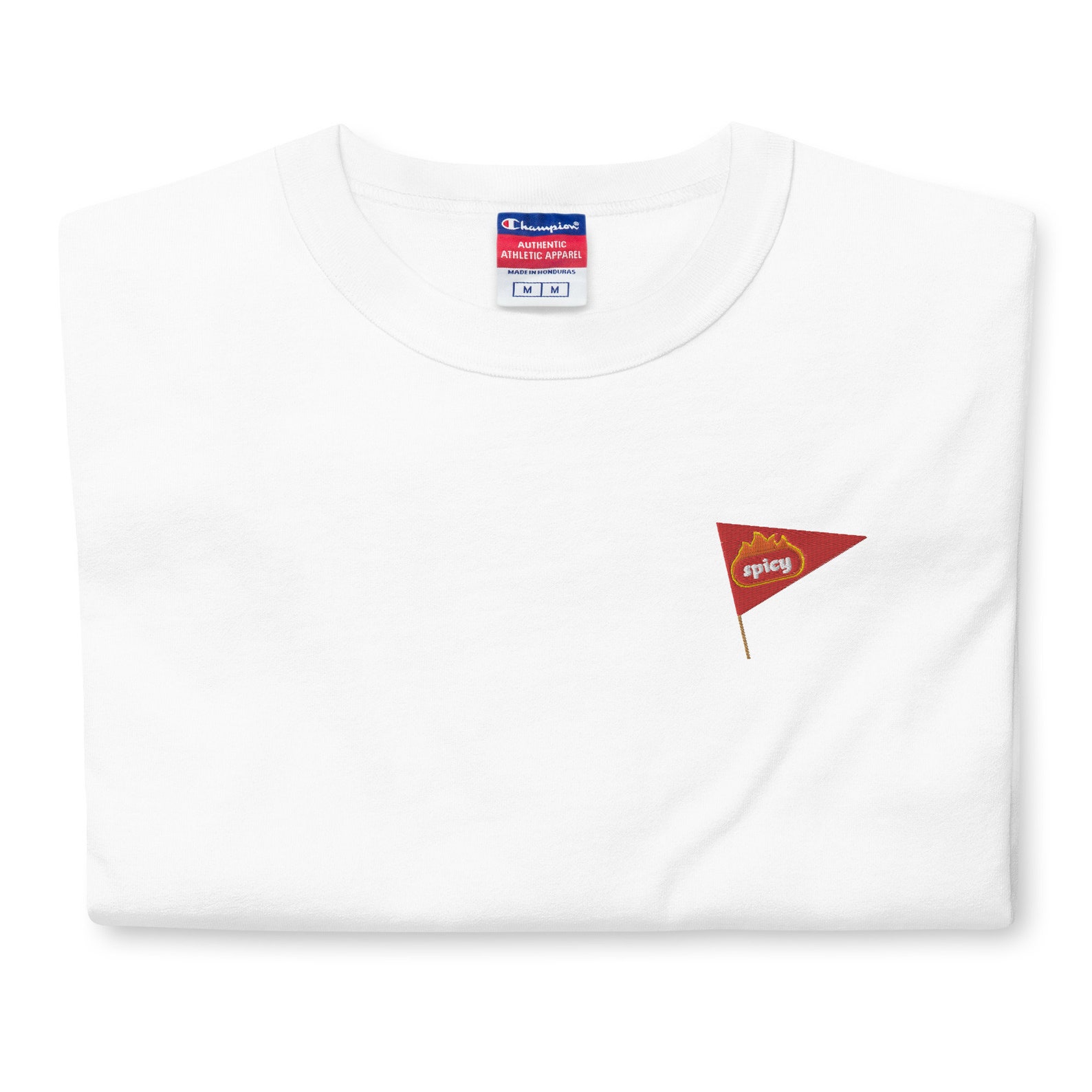 Jollibee Spicy Flag X Champion Tee Embroidered - Etsy