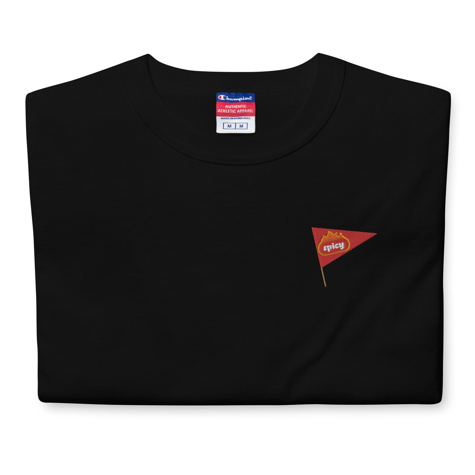 Jollibee Spicy Flag X Champion Tee Embroidered - Etsy