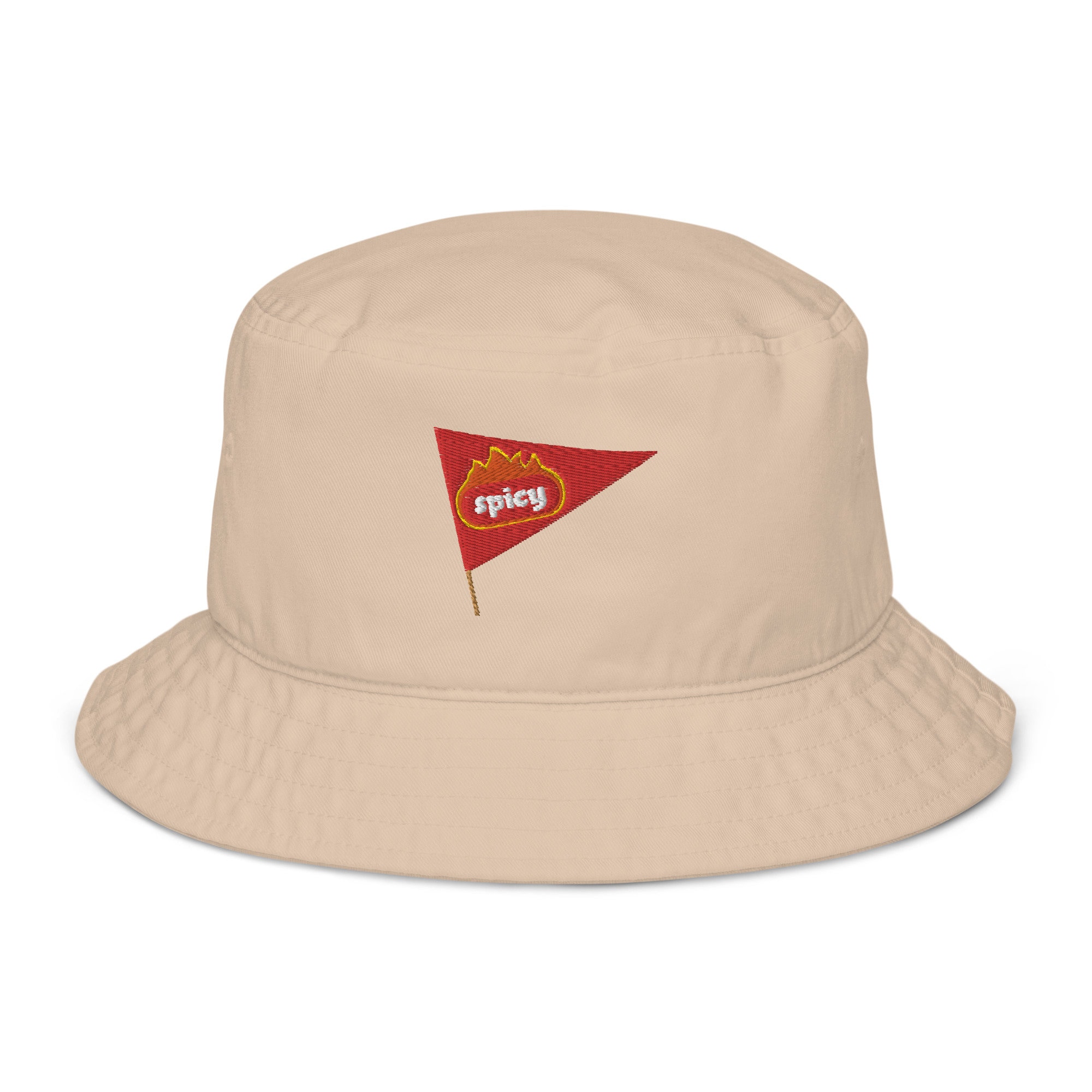 Spicy Red Flag Bucket Hat | Embroidered - Etsy