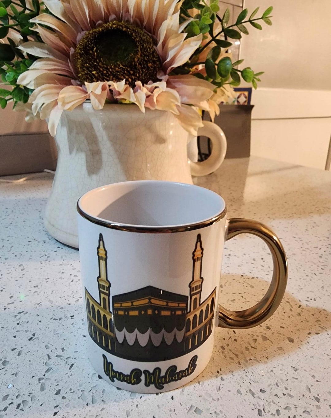 Umrah Mubarak / Umra Mubarak Gold Handle Mug / Hajj Gifts - Etsy