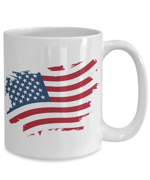 USA Flag Mug American Flag Mug Military Wife Military Dad - Etsy
