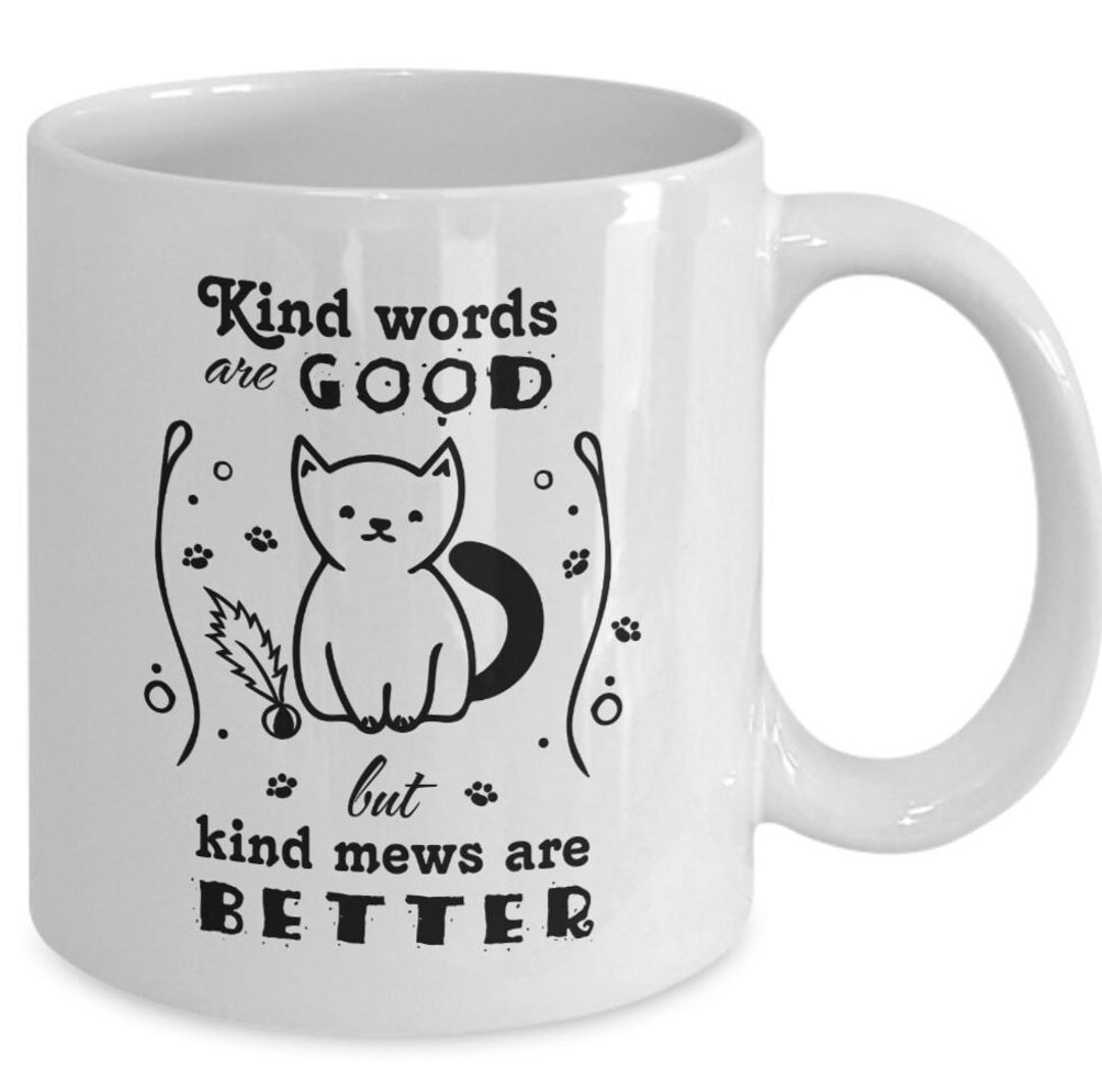 Kindness Coffee Mug, Word of Affirmation, Positive Mug, Gift for Kind ...