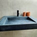 Floating Wall Mounted Concrete Sink, Halfthrough Bathroom Vanity Sink ...