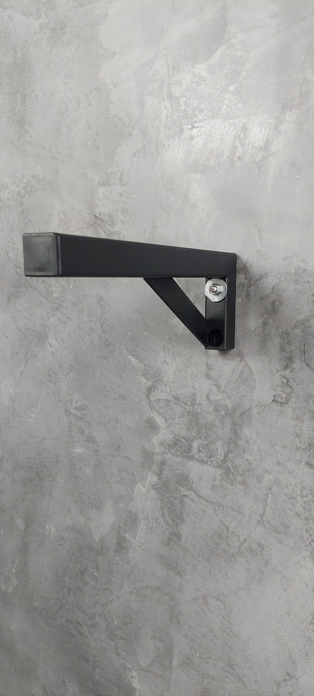 Wall Hung Sink Brackets: Black Wash Basin Hanger Set - Etsy