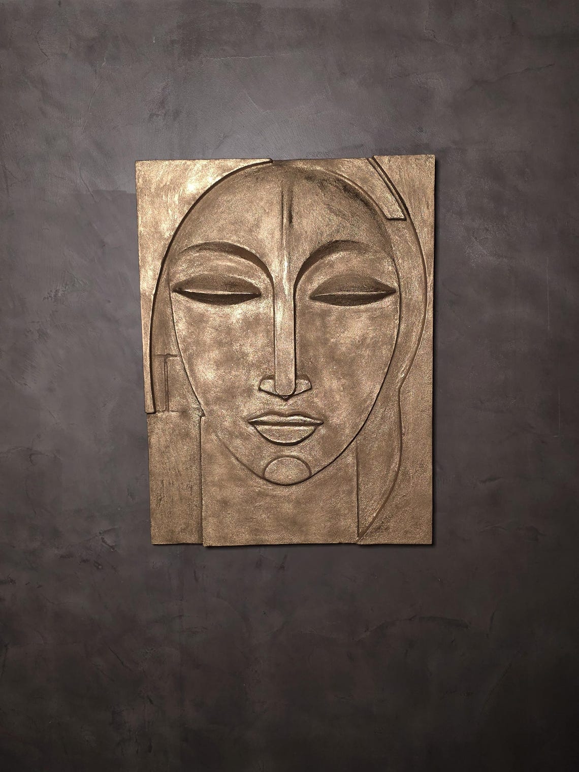 Textured Microcement Wall Art: 3D Plaster Relief Painting - Etsy