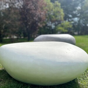 Stone Coffee Table: Resin Microcement Pebble Table, Indoor Outdoor - Etsy