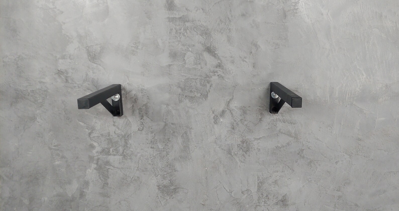 Wall Hung Sink Brackets: Black Wash Basin Hanger Set - Etsy
