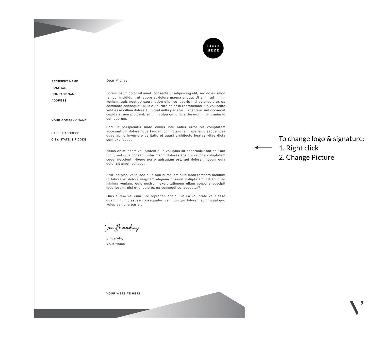 Letterhead Template Word Editable Pdf Printable Business Letterhead letterhead-template-word-editable-pdf-printable-business-letterhead