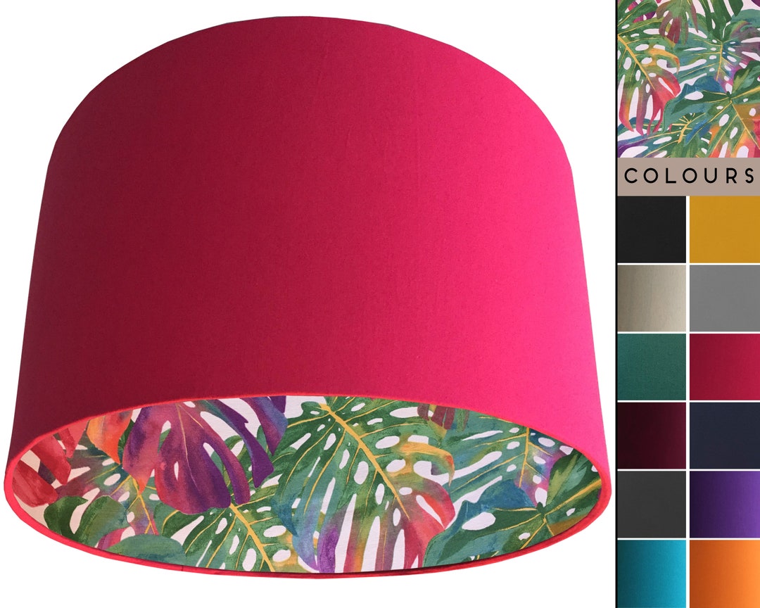 Bright Palm Lampshade, Ceiling Lamp Shade, Pendant Lampshade, Table ...