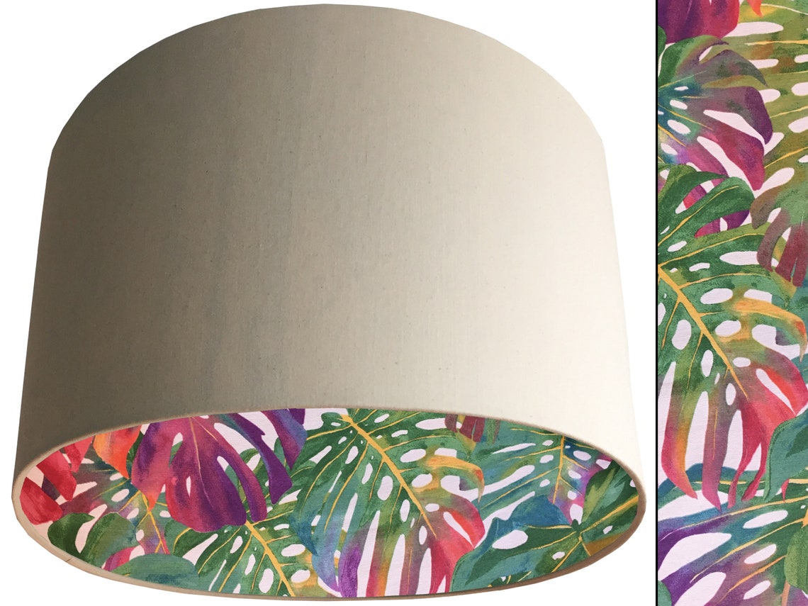 Bright Palm Lampshade Ceiling Lamp Shade Pendant Lampshade - Etsy UK