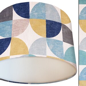 Retro Lamp Shade, Blue Lampshade, Ceiling Lampshade, Lampshades Table ...