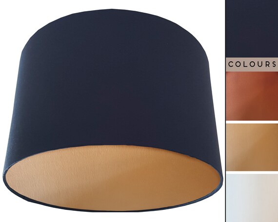 Royal Blue Lampshade Blue Lampshade Gold Lampshade Copper - Etsy