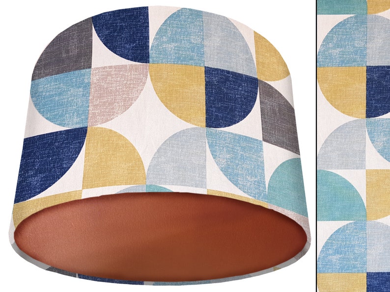 Retro Lamp Shade Blue Lampshade Ceiling Lampshade - Etsy