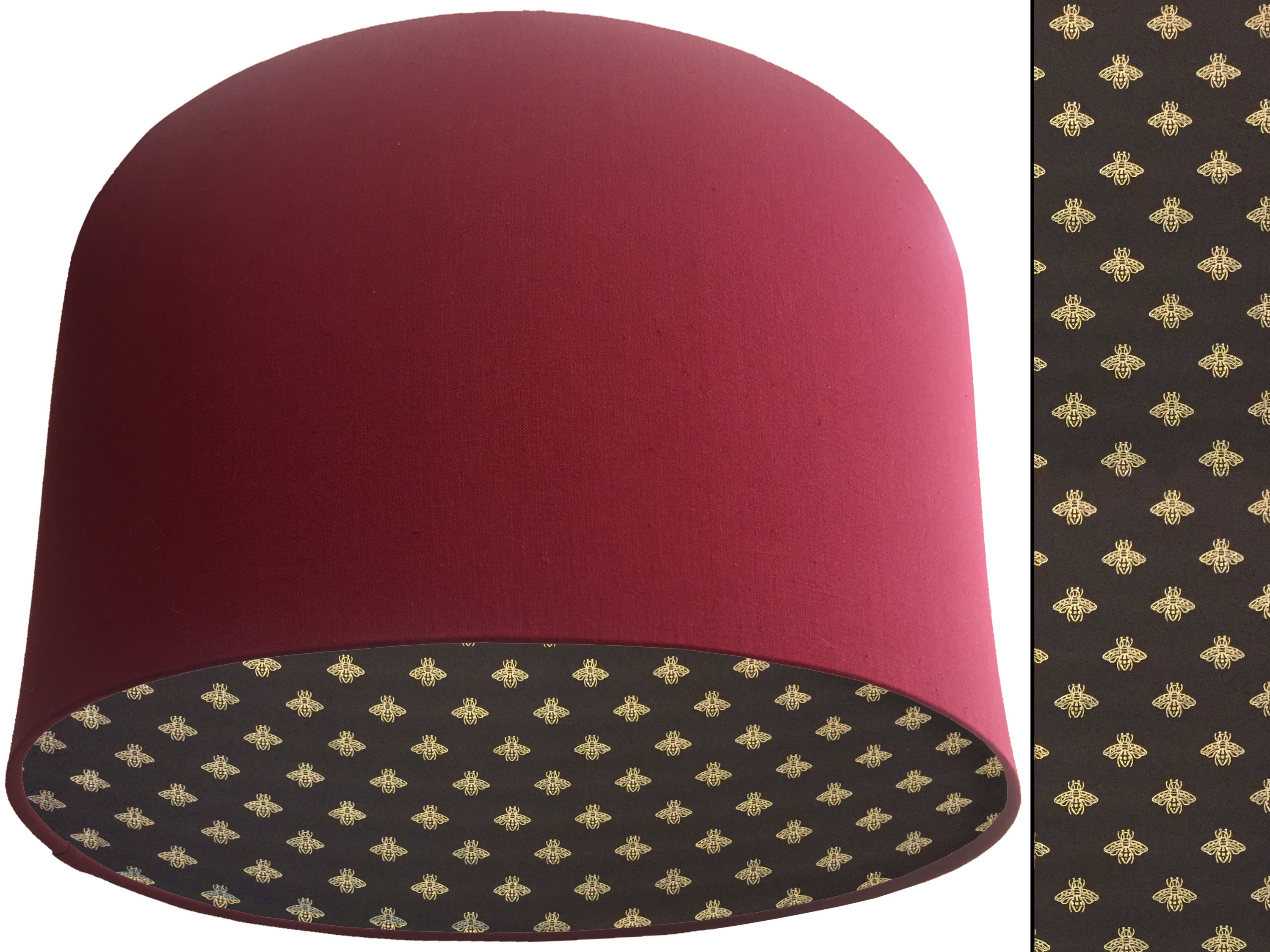 Bee Lampshade Ceiling Light Shade Lampshades Table Lamps - Etsy UK