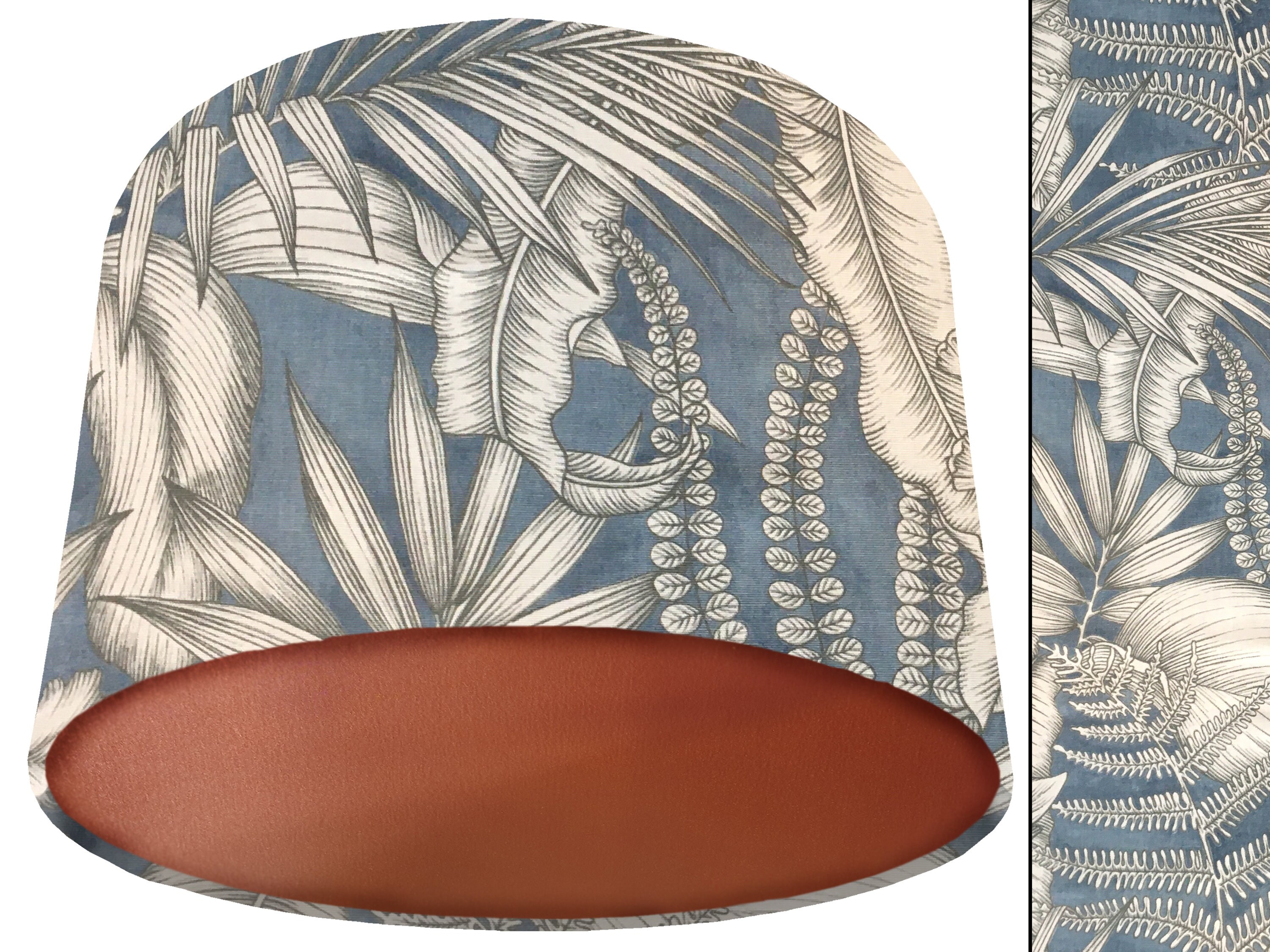 Tropical Lampshade Blue Light Shade Modern Interior Ceiling - Etsy