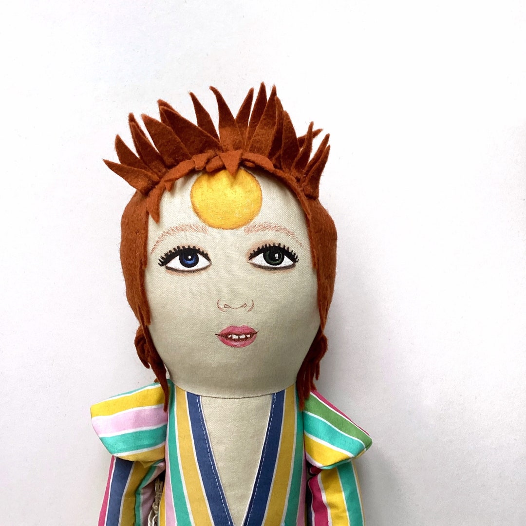Aladdin Sane Ziggy Stardust David Bowie Doll Starman Etsy