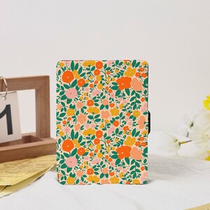 Retro Floral Kindle Case Cover for Kindle 11 Paperwhite 1/2/3/4, Kindle ...