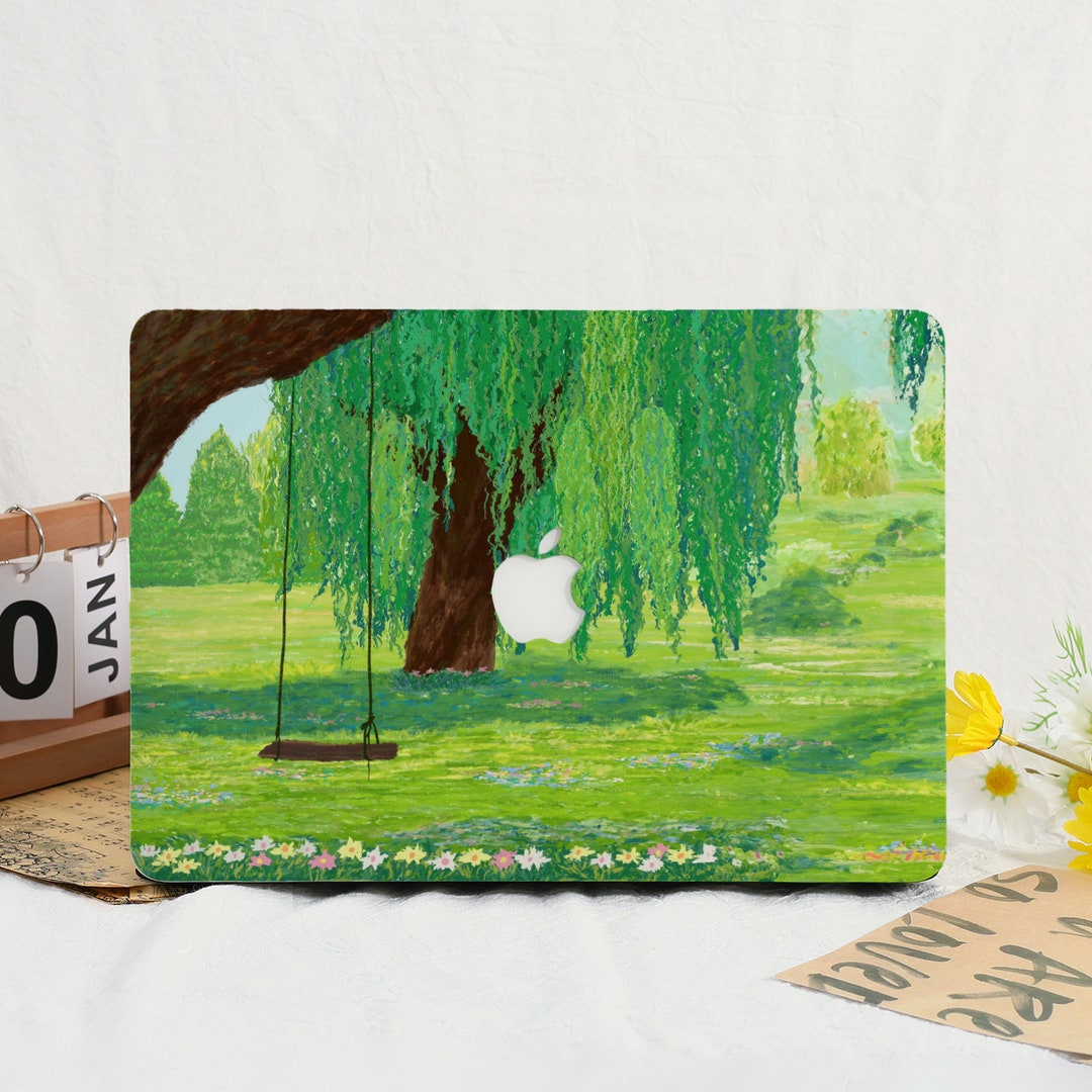 Swings Oil Painting MacBook Case for MacBook Air 15 13 11 M1 M2 M3 Air ...