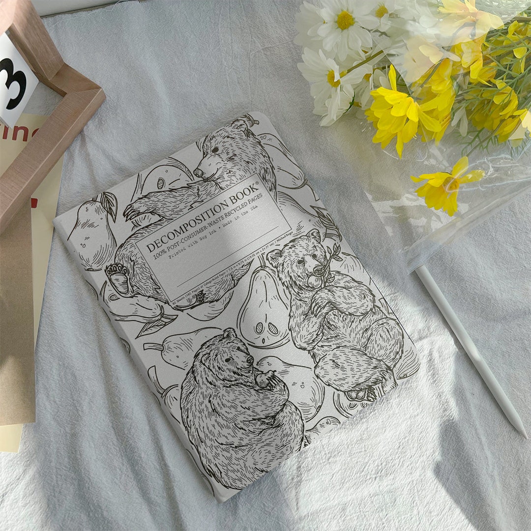 Brown Bear Decomposition Book iPad Case for iPad 9.7 10.2 10.9 11 Inch ...