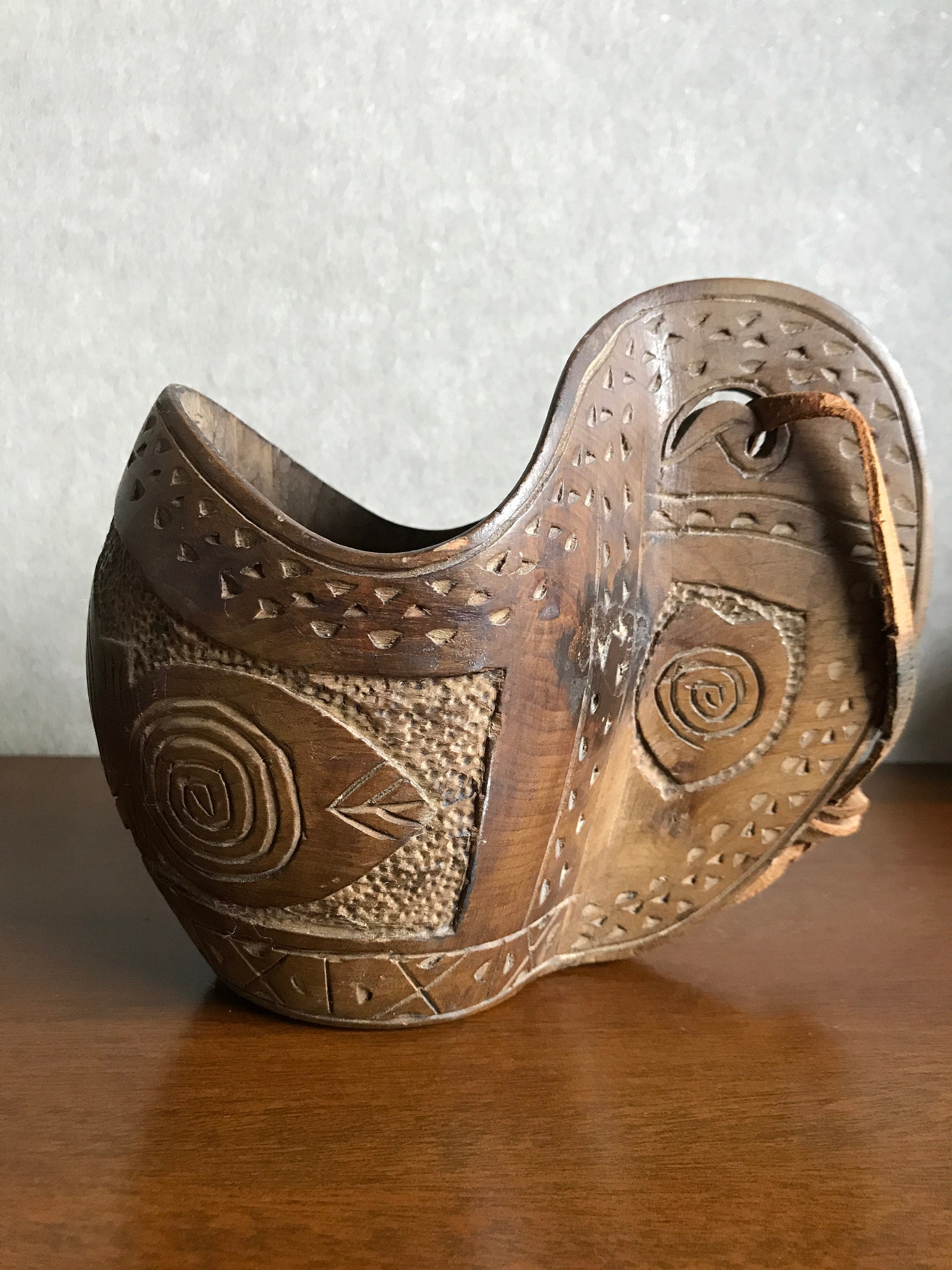 Kuuksa Kasa, Vintage Scandinavian Style Kuuksa Kasa, Wooden Cup, Signed ...