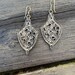 Bronze SIGMUND ESPELAND Viking Dragon Earrings With Sterling Silver ...
