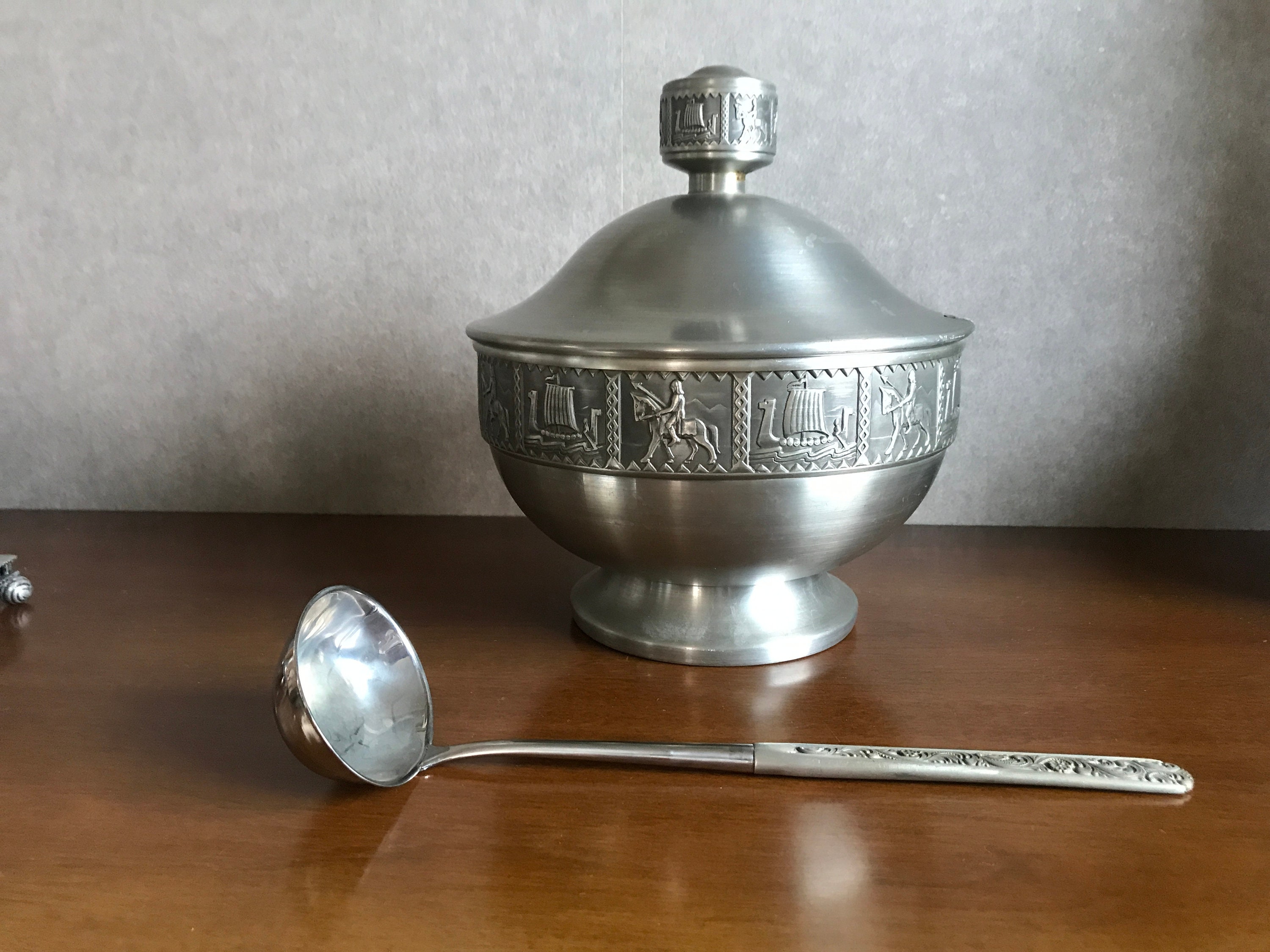 Handmade Snorre Konge Tinn Norge Bowl Tureen With Lid and - Etsy UK