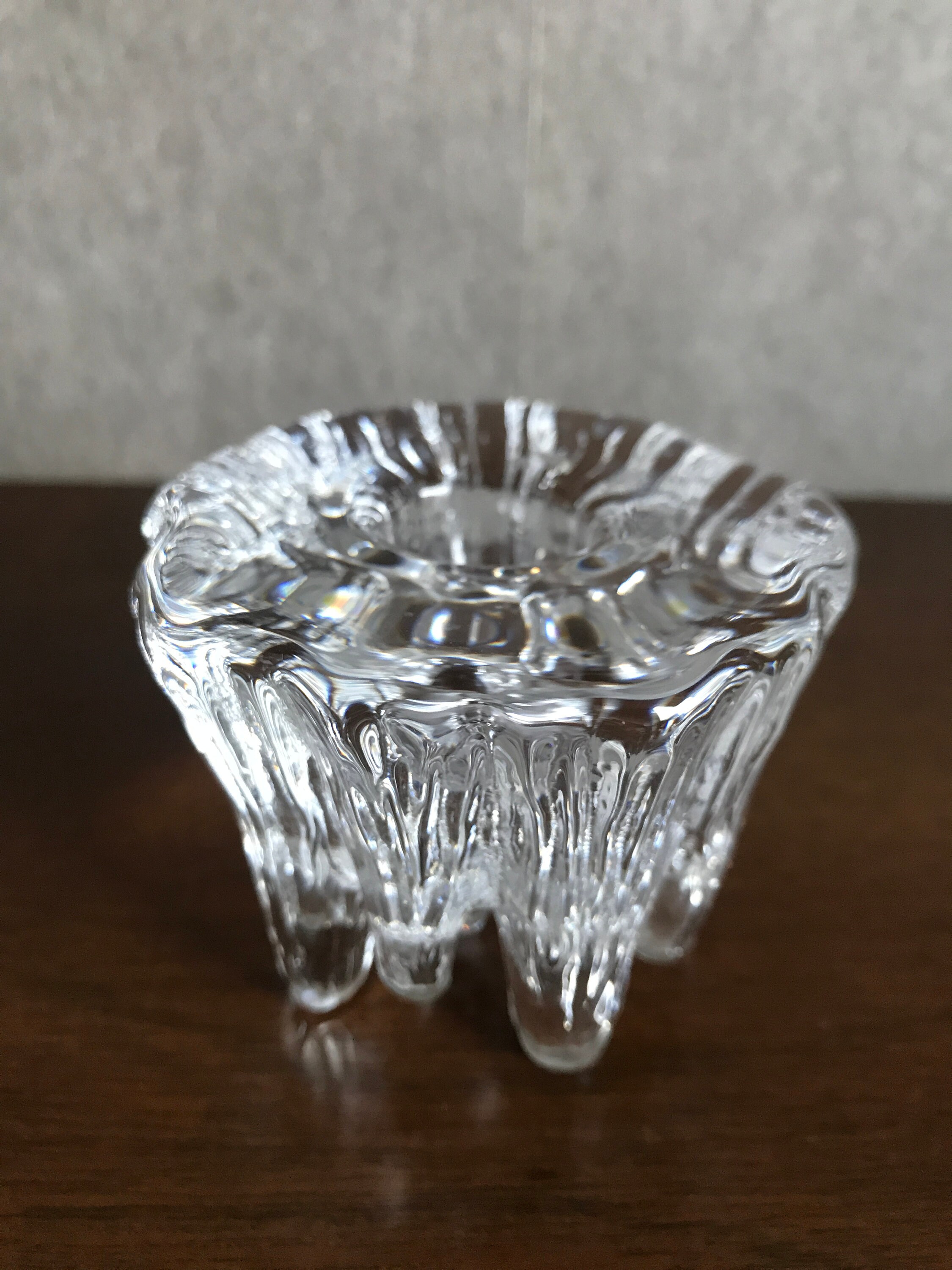 Vintage Rare Hadeland Crystal, Scandinavian Crystal Art Glass, Dripping ...