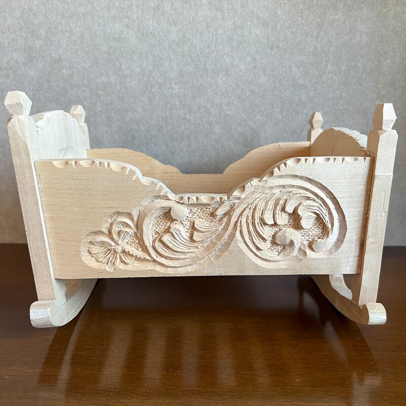 Wooden Baby Cradle - Etsy