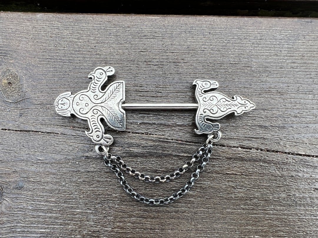 Norse Mythology, Viking Bunad Jewelry, Handmade Tinn-per Pewter Brooch ...
