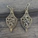 Bronze SIGMUND ESPELAND Viking Dragon Earrings With Sterling Silver ...