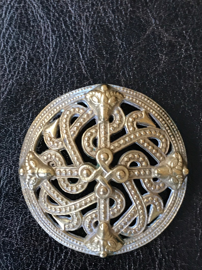 Kalevala Koru Collectible Bronze Brooch Viking Era Motive - Etsy